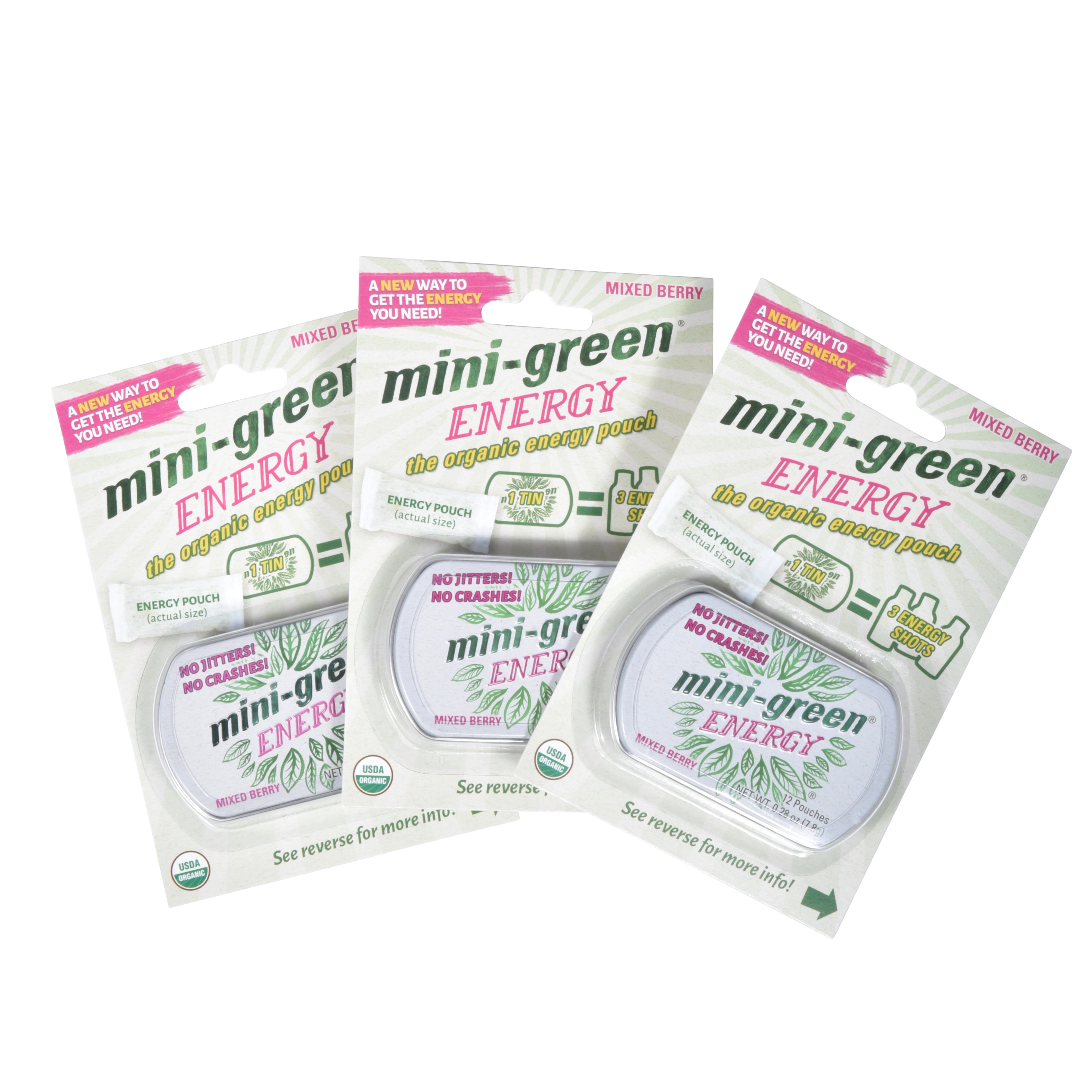 Mini-Green Energy - Mixed Berry (3-Pack) | Mini-Green
